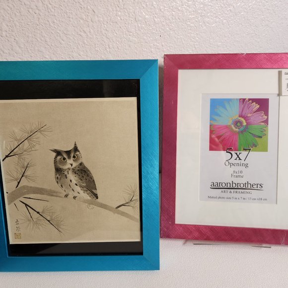 Aaron Brothers | Accents | Photo Frames 8 X Set Of 2 New Pink With 5x7 ...